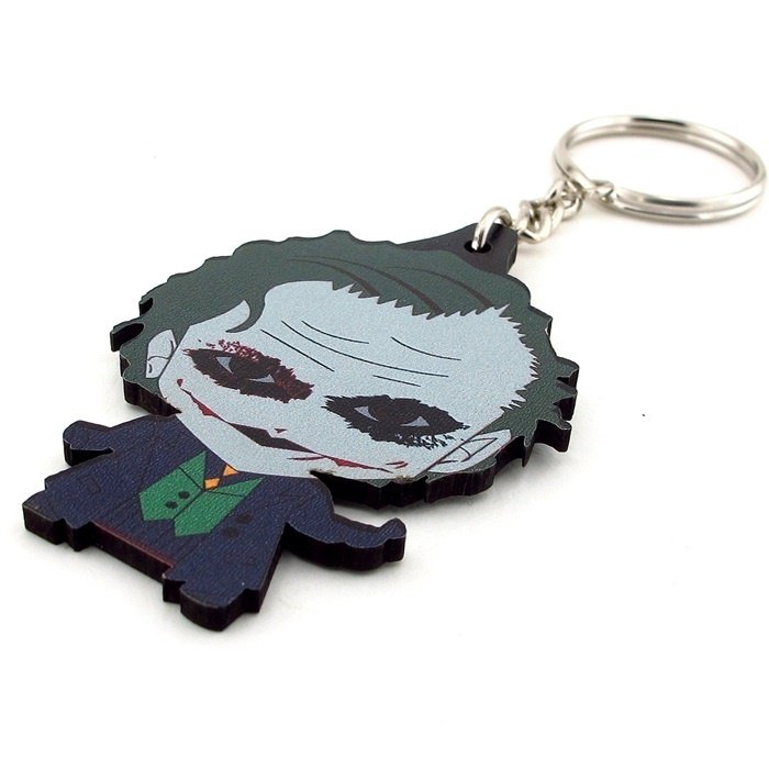 Solfera JOKER ARTHUR FLECK DC COMICS MDF AHŞAP ANAHTARLIK KC779